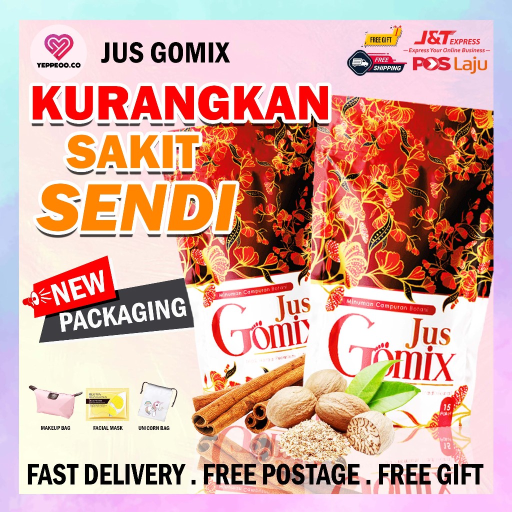 Jus Gomix - Herba Penawar Gout Sendi Kronik Tradisional Terbaik Mujarab ...