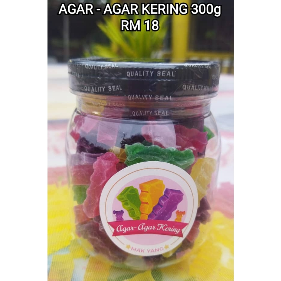 Agar-agar kering/Agar-agar kristal/crispy candy 300g | Shopee Malaysia