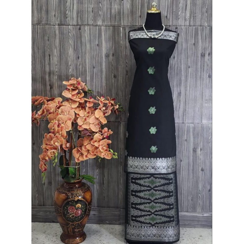 songket tenun bunga Raya multi tone | Shopee Malaysia