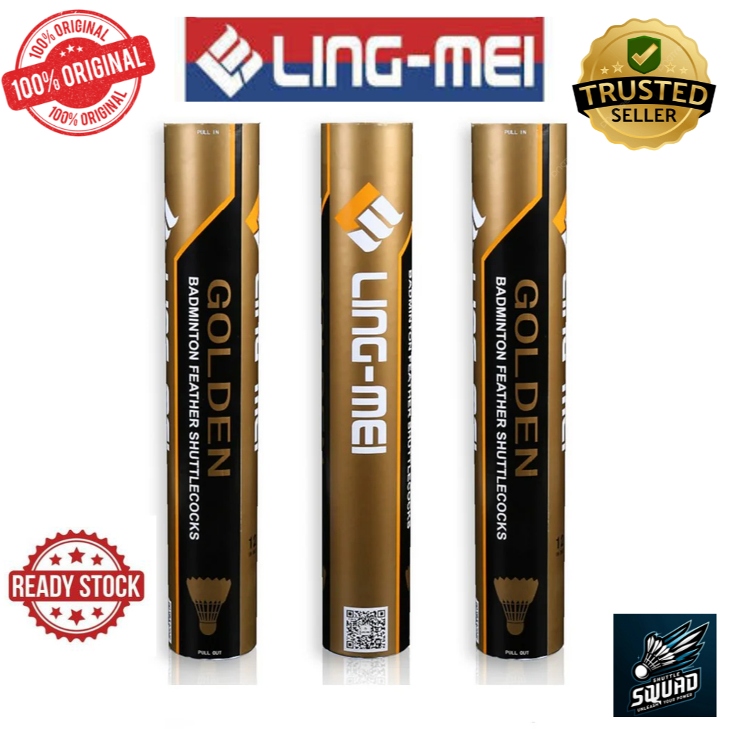 Ling-mei Golden Badminton Shuttlecock (Speed 77) | Shopee Malaysia