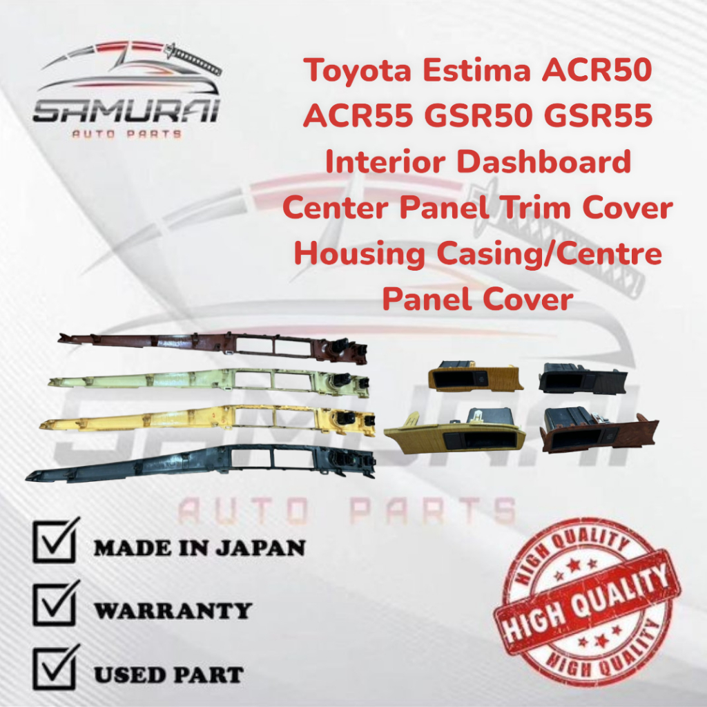Toyota Estima ACR50 ACR55 GSR50 GSR55 Interior Dashboard Center Panel ...