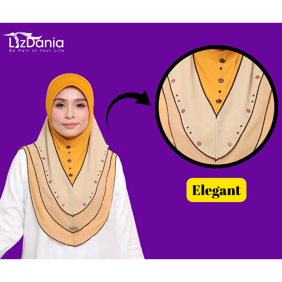 ELEGANT SIZE L - ( MANIK PADA LAYER ) | Shopee Malaysia
