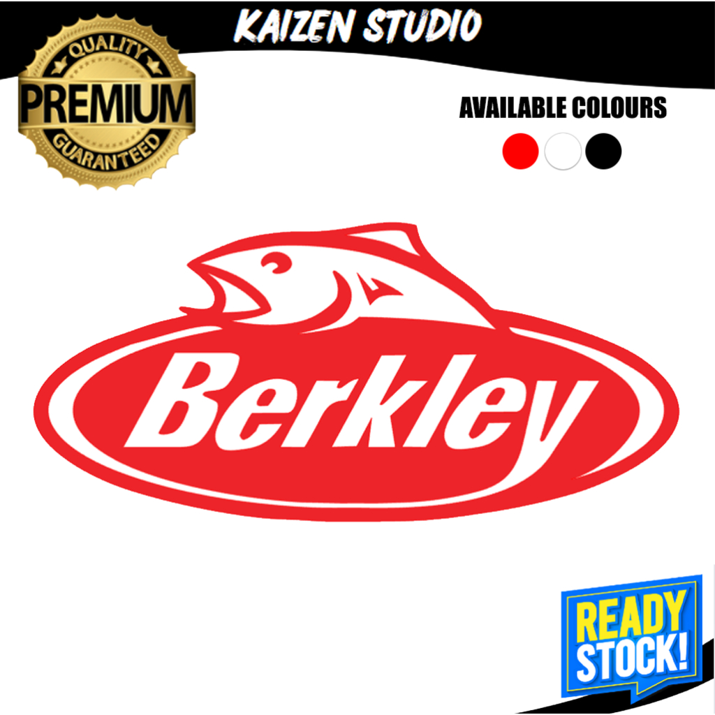 KAIZEN STUDIO BERKLEY FISHING Logo vinyl Cutting Sticker | Shopee Malaysia