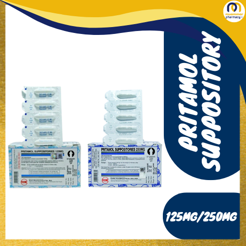 PRITAMOL SUPPOSITORY (PARACETAMOL) 125mg 250mg 5's | Shopee Malaysia