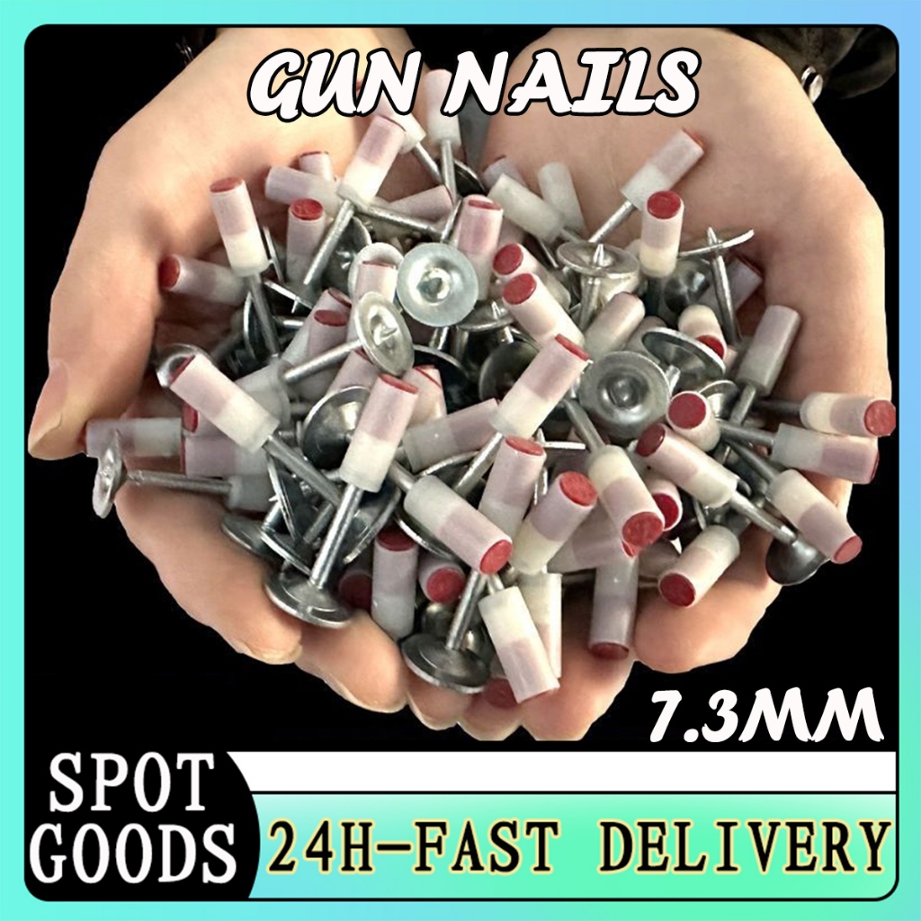 100pcs/box Steel Nail Gun Rivet Tool Artifact Rivet Nail Fastener ...