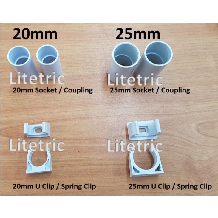 PVC Socket / Coupling / U CLIP / SADDLE / SPRING CLIP / PIPE CONDUIT ...