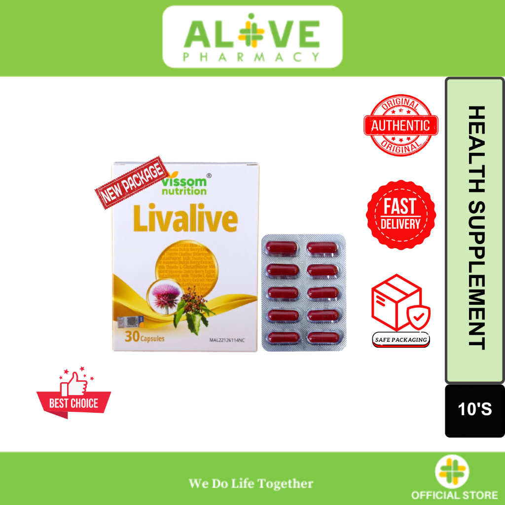 VISSOM NUTRITION Livalive 30'S | Shopee Malaysia