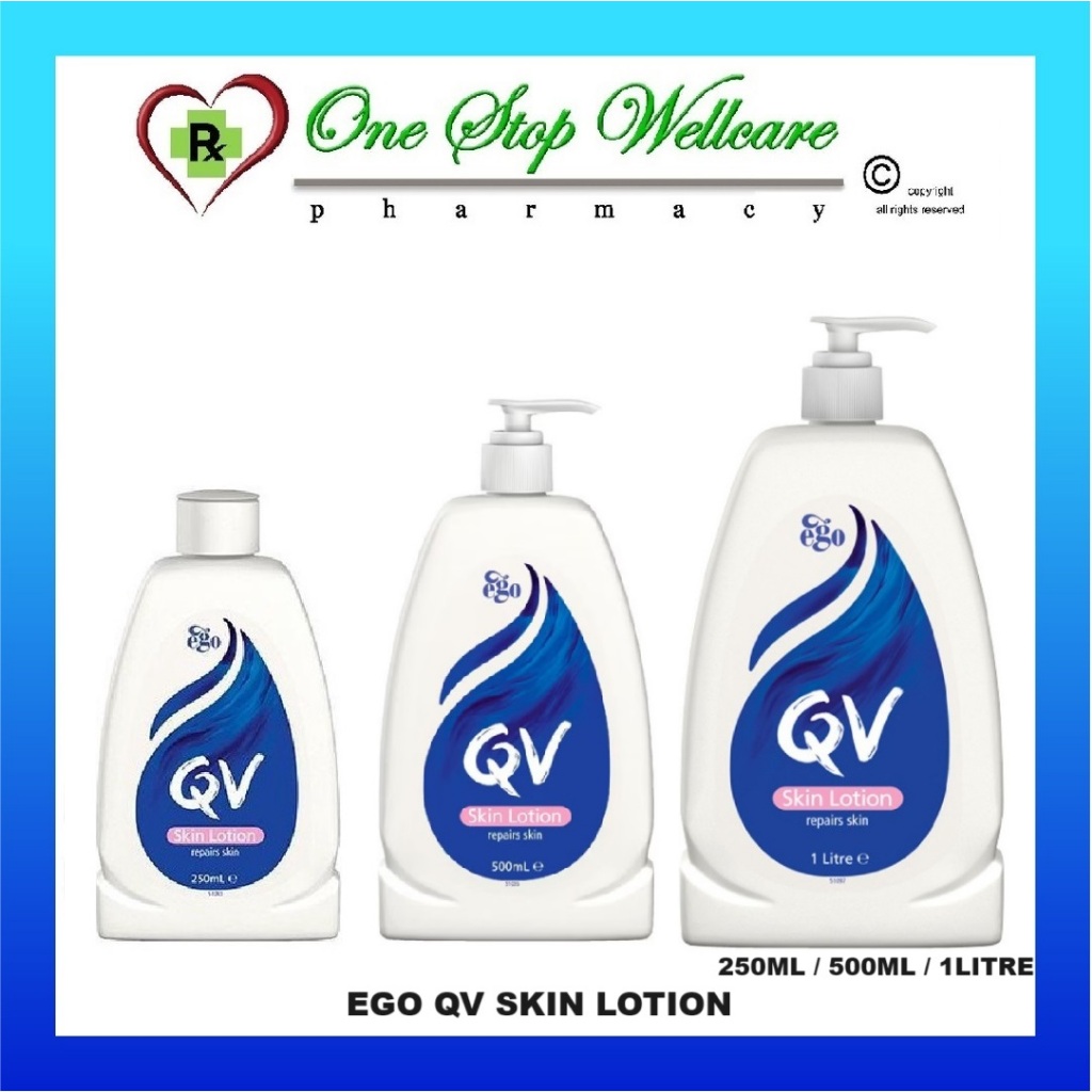 EGO QV LOSYEN KULIT (250ML / 500ML / 1 LITER) / EGO QV SKIN LOTION (250ML / 500ML / 1LITRE ...