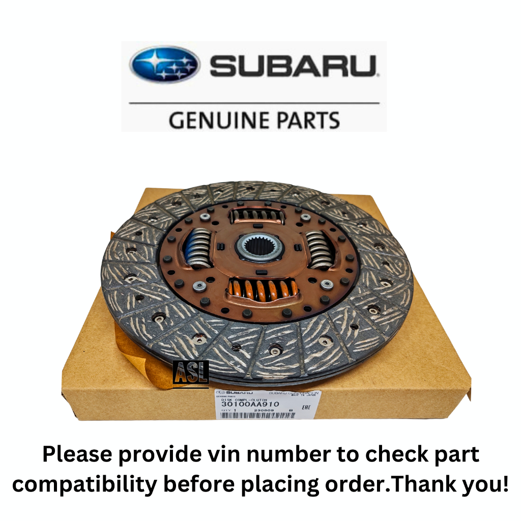 Genuine Subaru 6 Speed Clutch Plate 30100AA910 Impreza WRX STI GDB ...