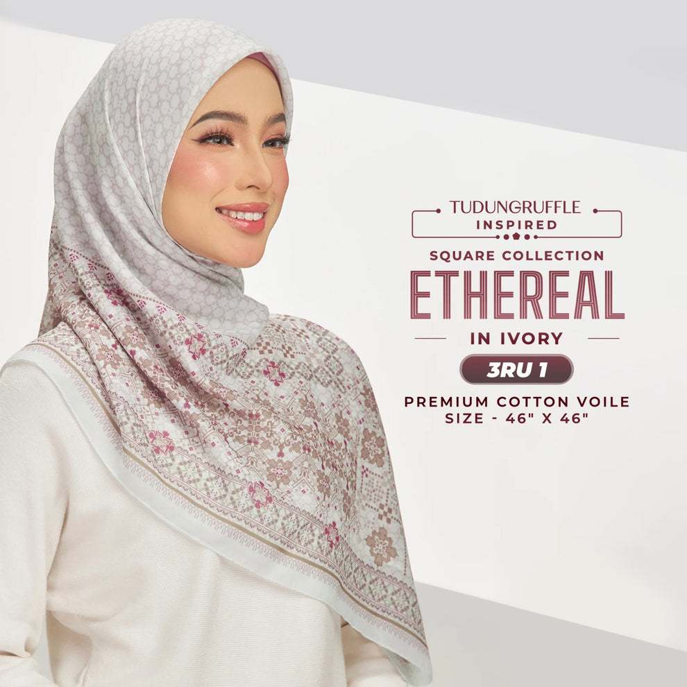 🔥 Ready stock 🔥 Tudung Ruffle Ethereal / Zulaykha / Qalby SQ Collection ...