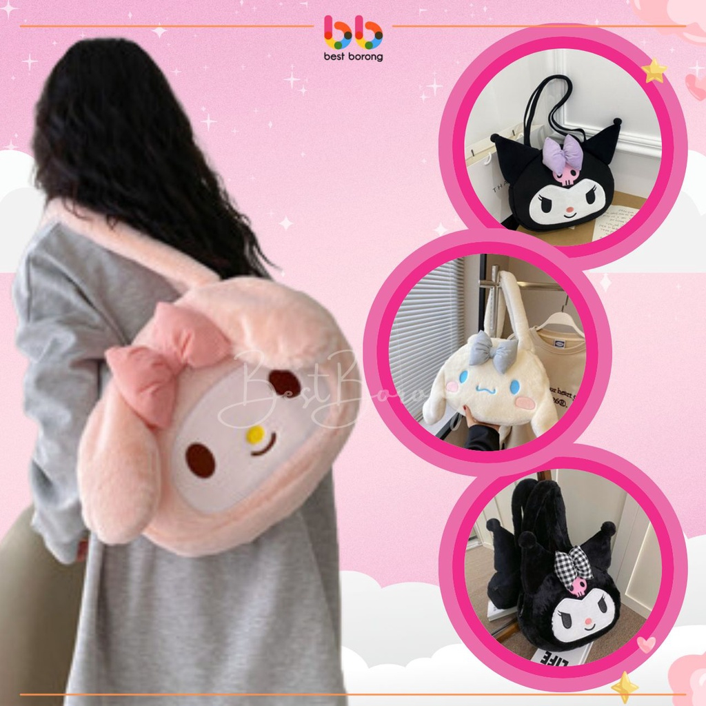 31cm Sanrio Kuromi Beg Sandang Budak Kanak-Kanak Perempuan My Melody ...