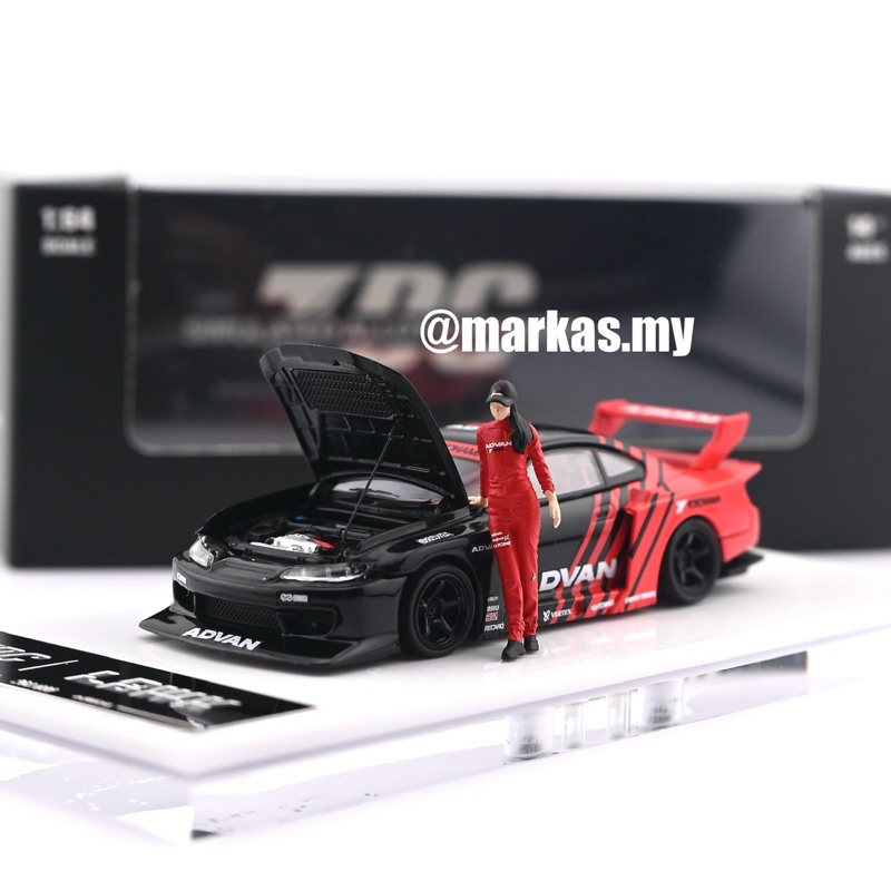TPC 1/64 LBWK NISSAN SILVIA S15 ADVAN LIVERY WITH FIGURE | Shopee Malaysia