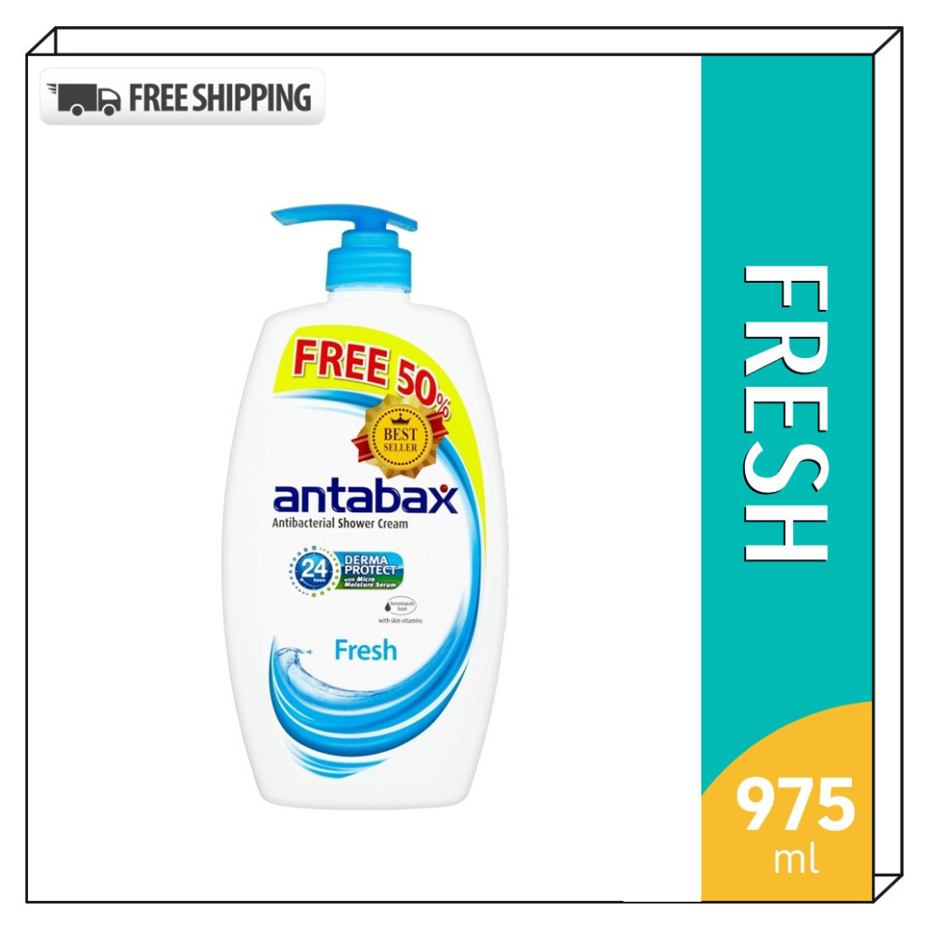 Antabax Fresh Antibacterial Shower Cream (960-975Ml) | Shopee Malaysia