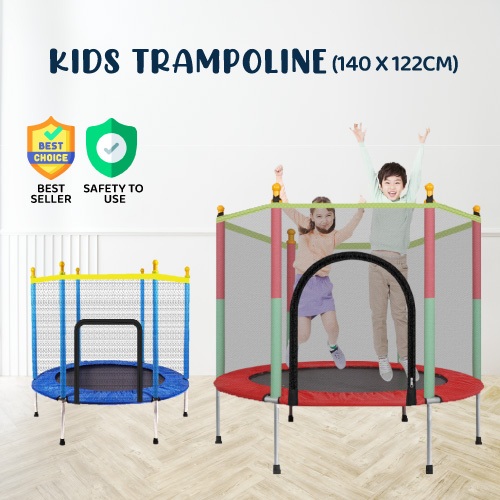 (HOT SALES) 55 Inch Kids Trampoline Jumper Indoor Outdoor Children ...