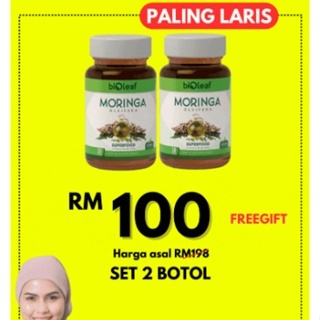 Buy 2 Get Free Gift Bioleaf MORINGA Oleifera kini dalam bentuk 30's ...