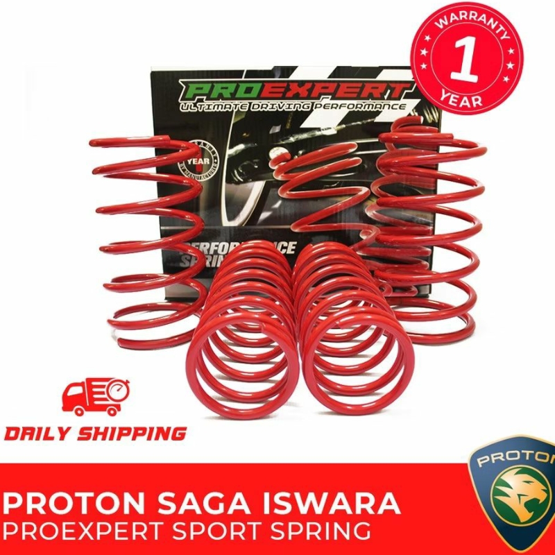 PROTON SAGA ISWARA PROEXPERT LOWERED SPORT SPRING | Shopee Malaysia