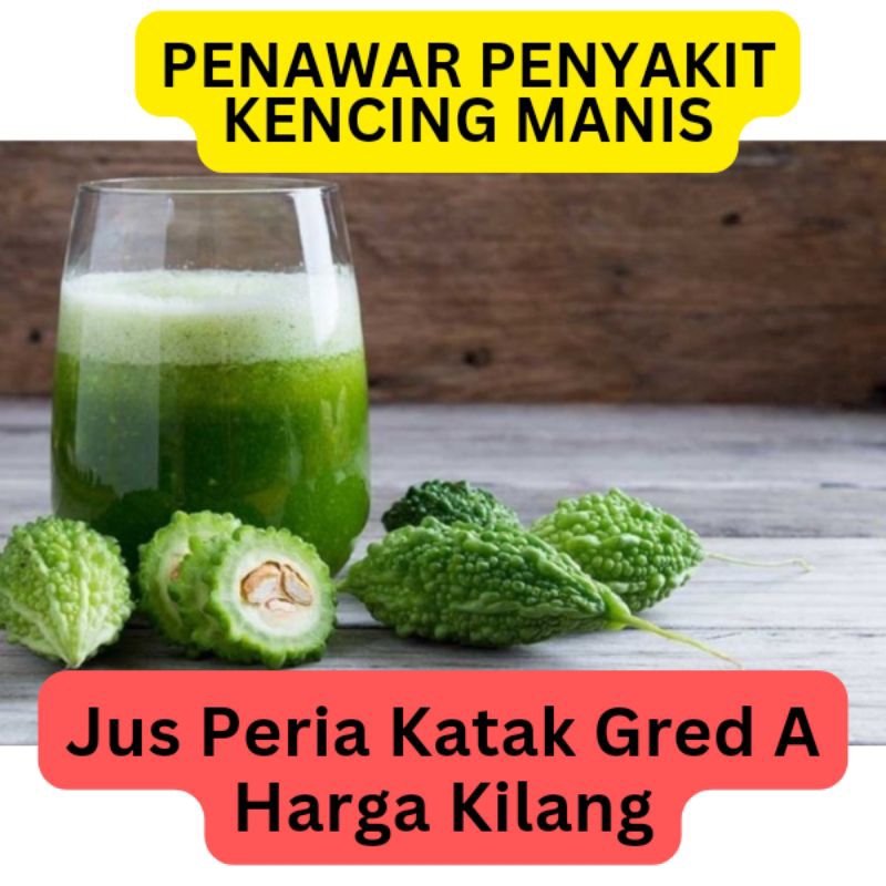 Jus Peria Katak Penawar Kencing Manis$ Gred A Harga Kilang (10 sachet ...