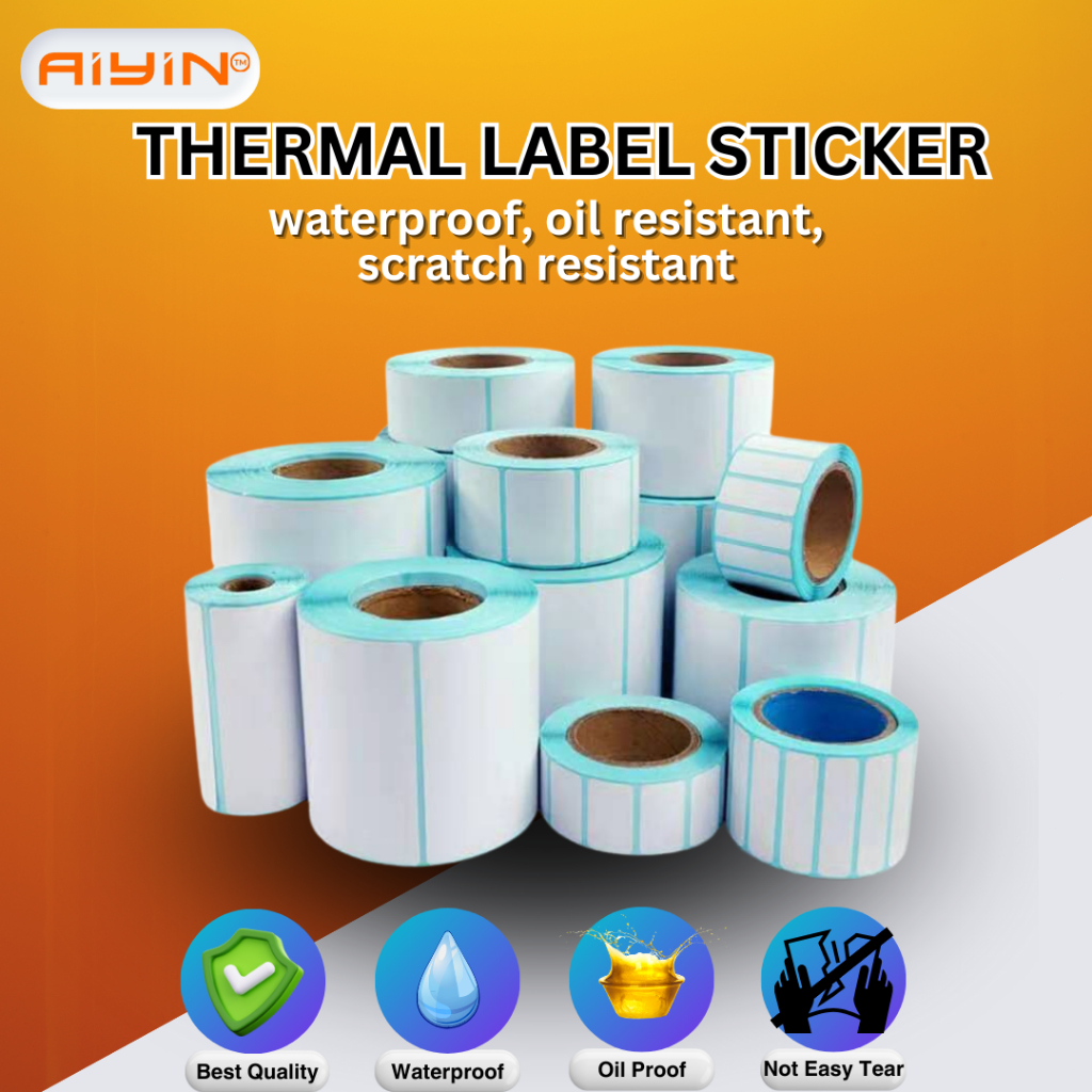 COD thermal sticker label paper custom label sticker medci 40*20mm ...