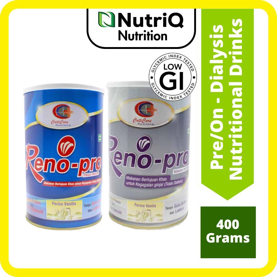 Reno-Pro Susu Milk Powder Renopro 400gram Low or High Protein and ...