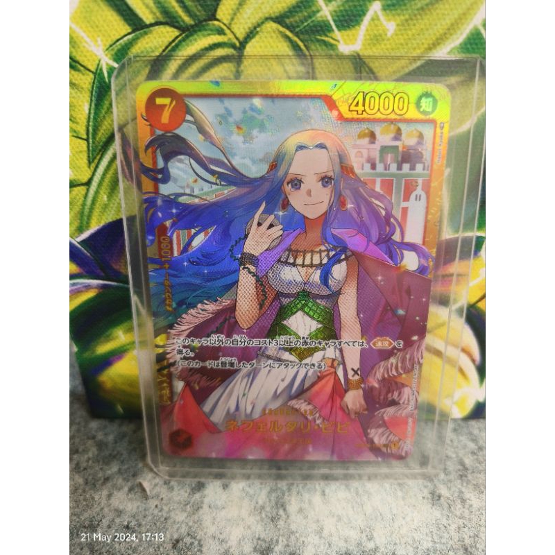 (Ori)One Piece Card Game OP04-118 SEC Nefertari Vivi | Shopee Malaysia
