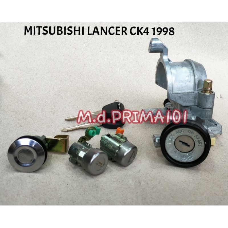 MITSUBISHI LANCER CK4 1998 IGNITION SWITCH LOCK STARTER WITH KEY SET ...