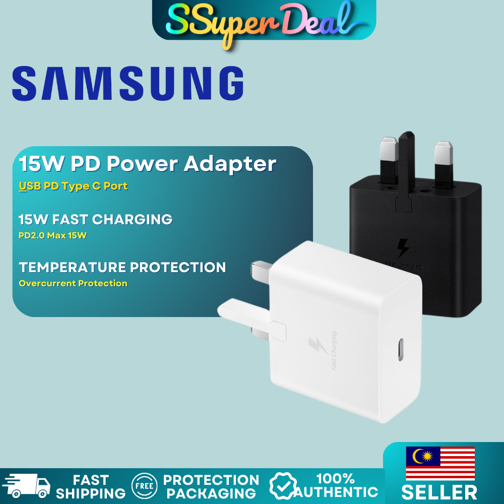 Samsung 15W PD Power Adapter (UK 3 Pin Wall Charger) | Shopee Malaysia
