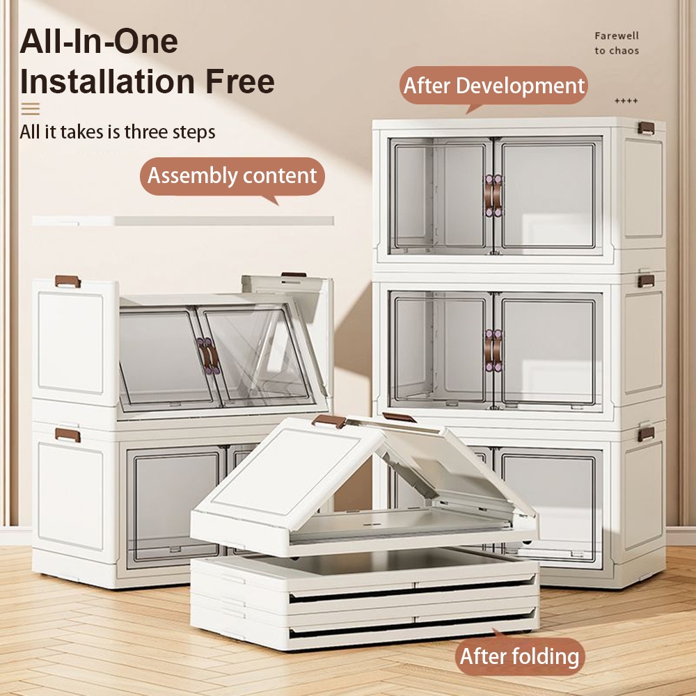 L65-70cm (3-5 Layers) Storage Box Cabinet Storage Kabinet Versatile ...