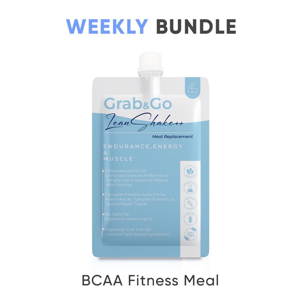 [Weekly Bundle] Grab&Go BCAAs Fitness Meal 40g High Protein | Gym ...