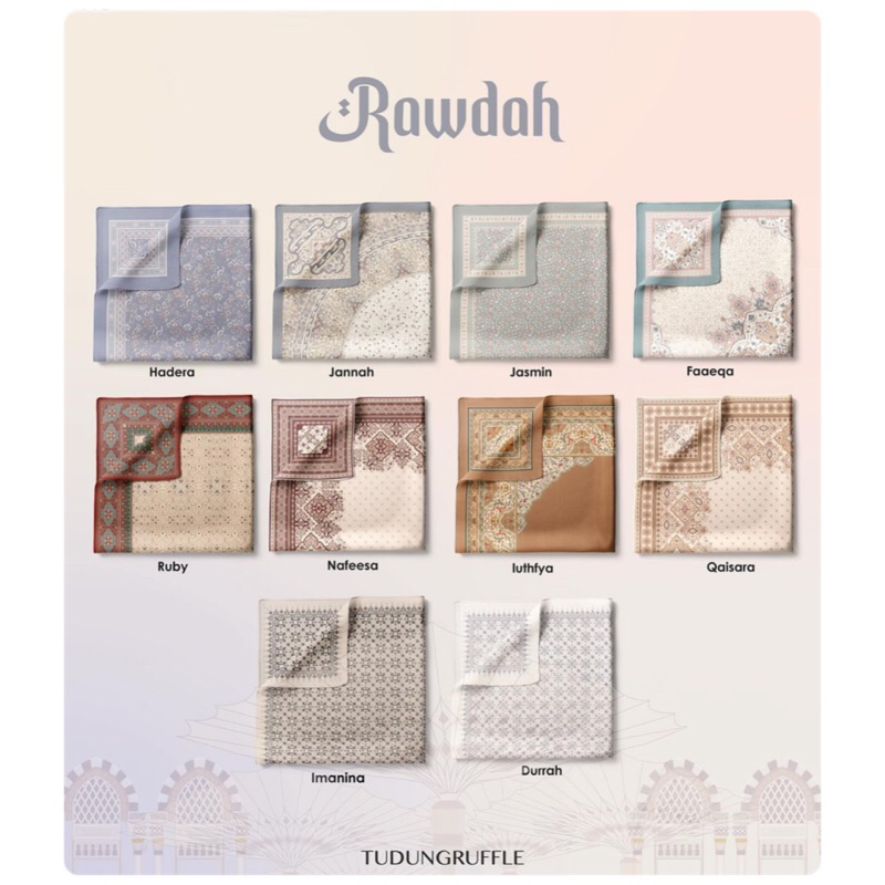 TUDUNG RUFFLE EDISI RAUDAH | Shopee Malaysia