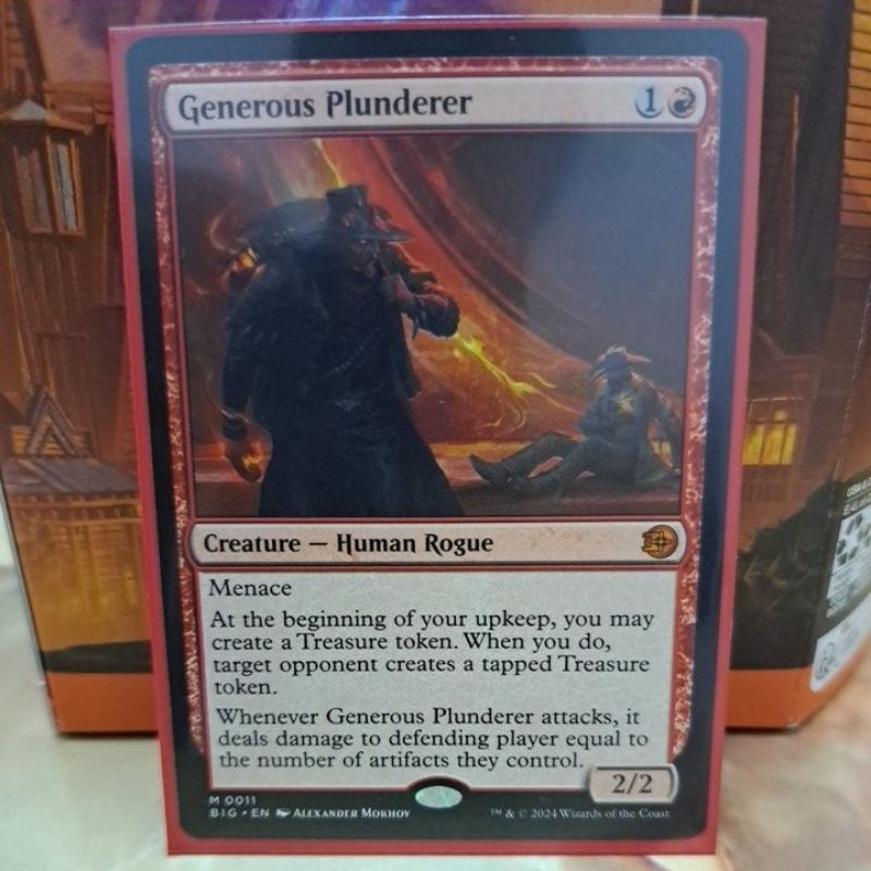 MTG Generous Plunderer (BIG)(Mythic) | Shopee Malaysia