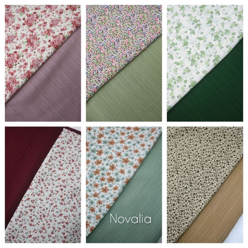 1 Set kain pasang cey sea crush dan bubble cool | spandex bidang 60 ...