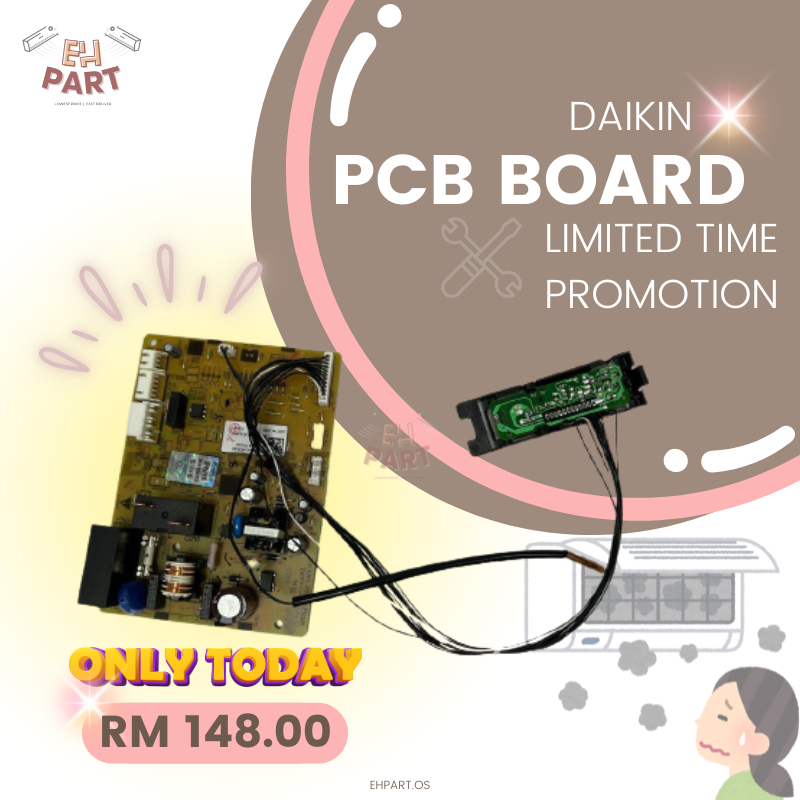 DAIKIN GENUINE PART - DAIKIN INDOOR PCB BOARD FOR WALL MOUNTED AIRCOND ...