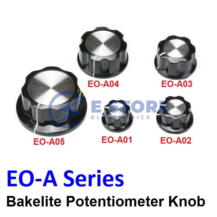 Bakelite Potentiometer Knob - EO-A01/A02/A03/A04/A05 | Shopee Malaysia
