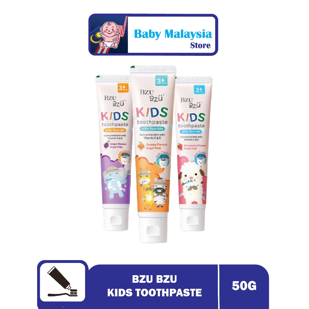 BZU BZU KIDS TOOTHPASTE 50G | Shopee Malaysia
