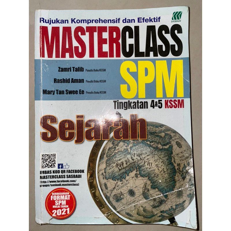 MASTERCLASS SEJARAH RUJUKAN TINGKATAN 4&5 | Shopee Malaysia