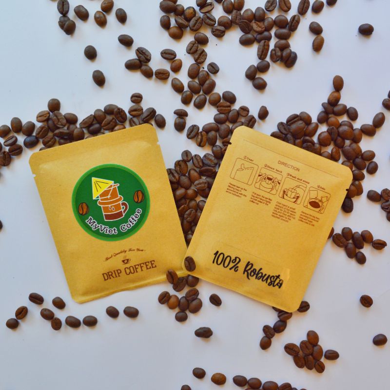 Single Shot 10g Robusta MyViet Coffee Single-Origin 100% Pure Imported ...