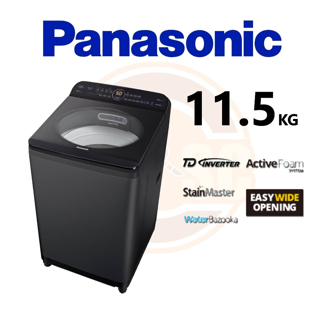 PANASONIC 11.5KG TOP LOAD WASHING MACHINE NA-FD11AR1BT | Shopee Malaysia