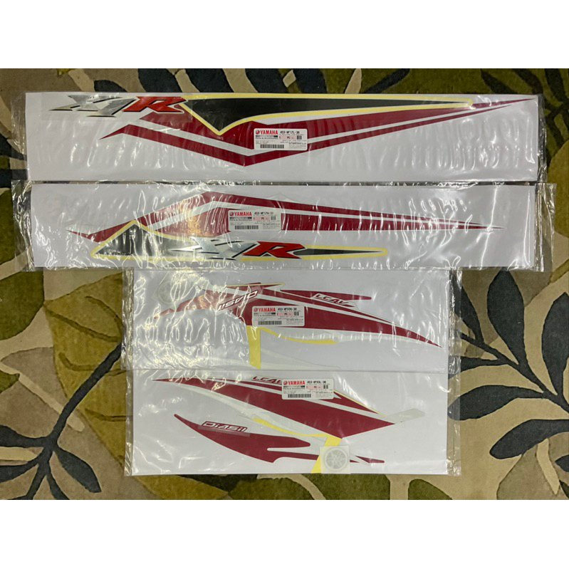 STRIPE ORIGINAL YAMAHA X1R MODEL 2008 MERAH PUTIH ORIGINAL YAMAHA 🇹🇭 ...