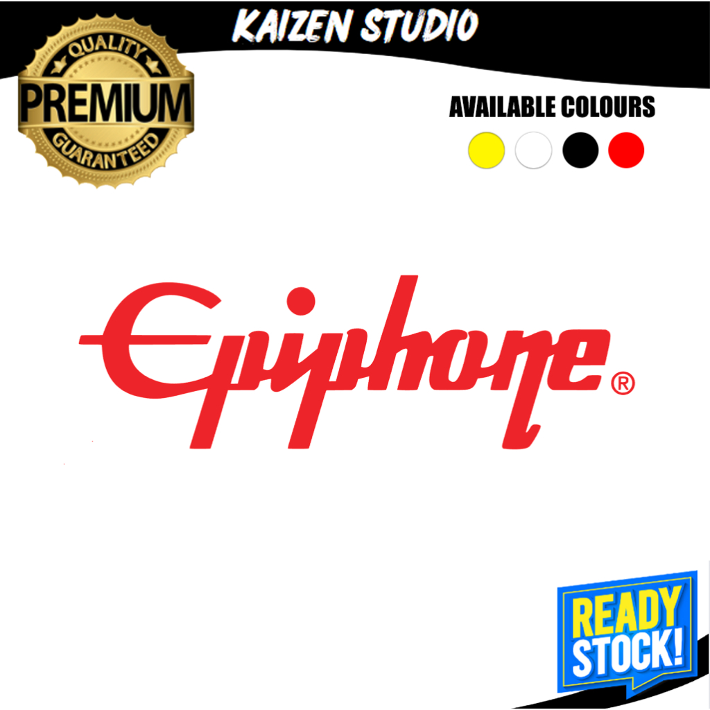 KAIZEN STUDIO Epiphone Vinyl Cutting Sticker | Shopee Malaysia