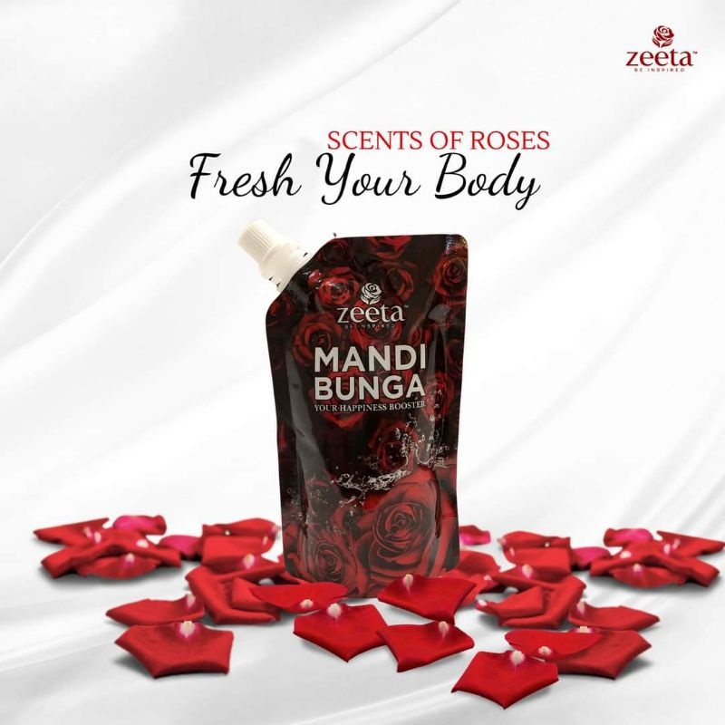 MANDIAN BUNGA MAWAR ZEETA 150ML 🌹ORIGINAL HQ🌹 - FRESH ROSE ESSENTIAL ...