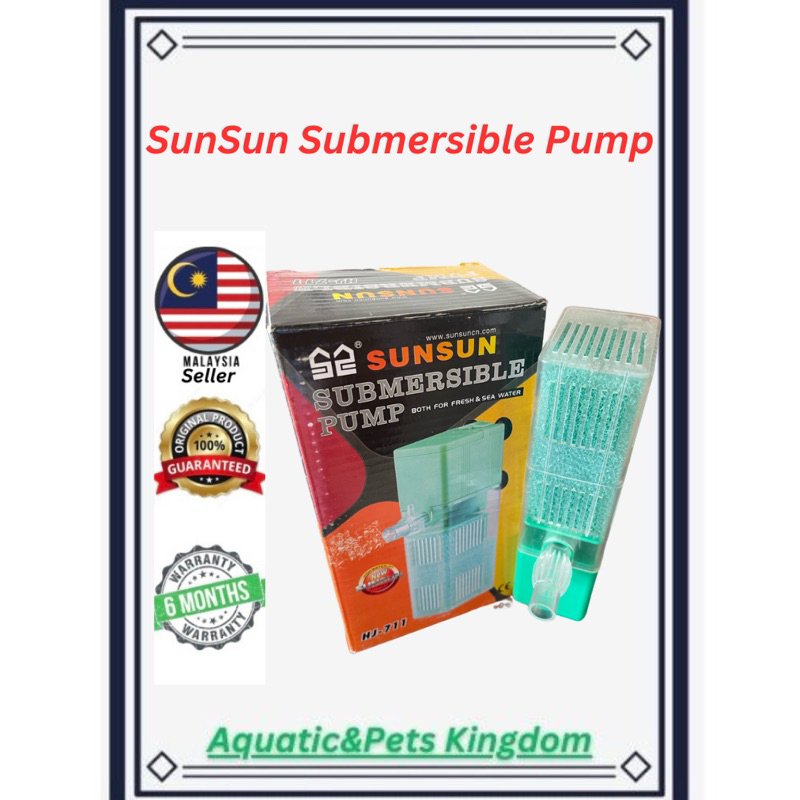 🔥[Ready Stock]🔥SunSun Submersible Pump HJ-711 Aquarium Water Pump Fish ...