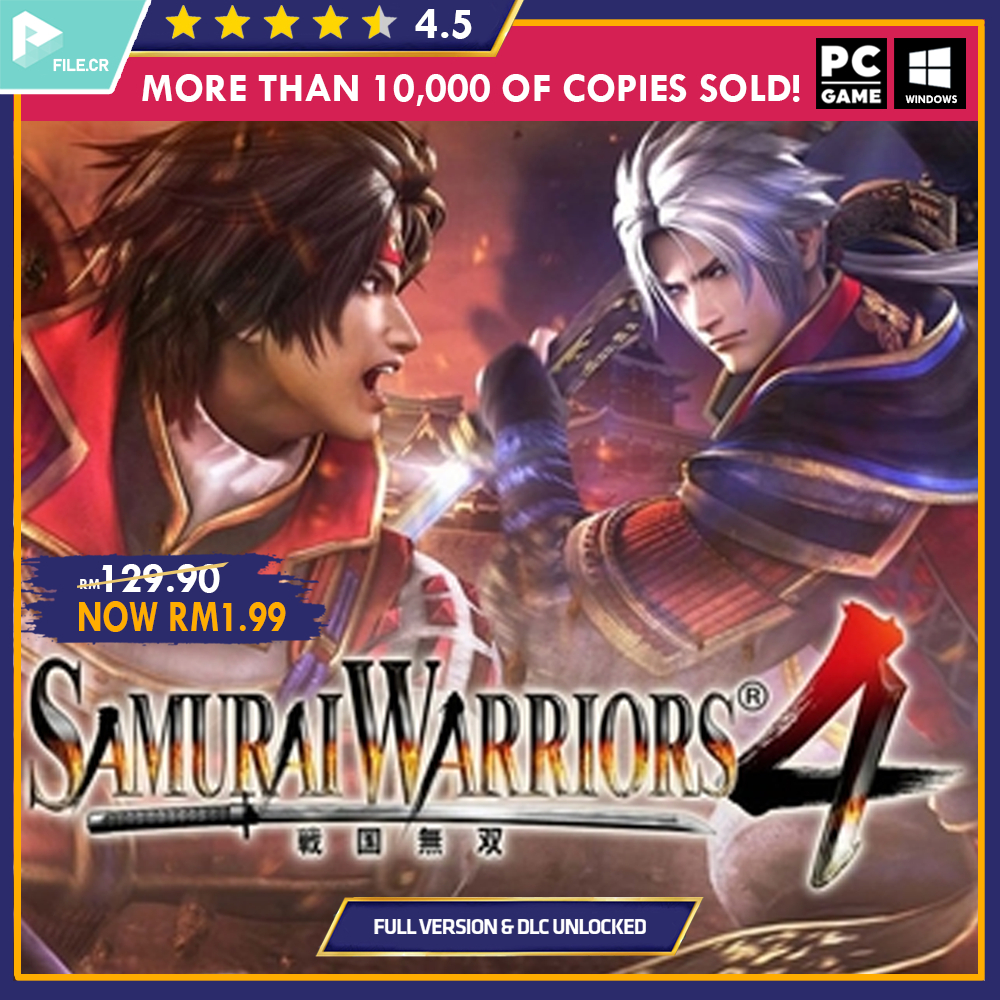 SAMURAI WARRIORS 4 DX [𝐋𝐈𝐅𝐄𝐓𝐈𝐌𝐄] [𝐏𝐂 𝐆𝐀𝐌𝐄 𝐃𝐈𝐆𝐈𝐓𝐀𝐋 𝐃𝐎𝐖𝐍𝐋𝐎𝐀𝐃] [𝐎𝐅𝐅𝐋𝐈𝐍𝐄 ...