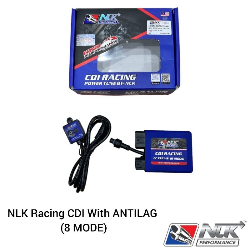 NLK PERFORMANCE CDI UNIT WITH ADJUSTABLE (8 MODE) LC135 V1-V7 | Shopee ...