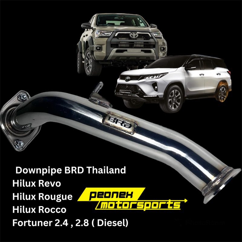 (Thailand Original Product 🇹🇭) Exhaust Downpipe Toyota Fortuner Hilux ...