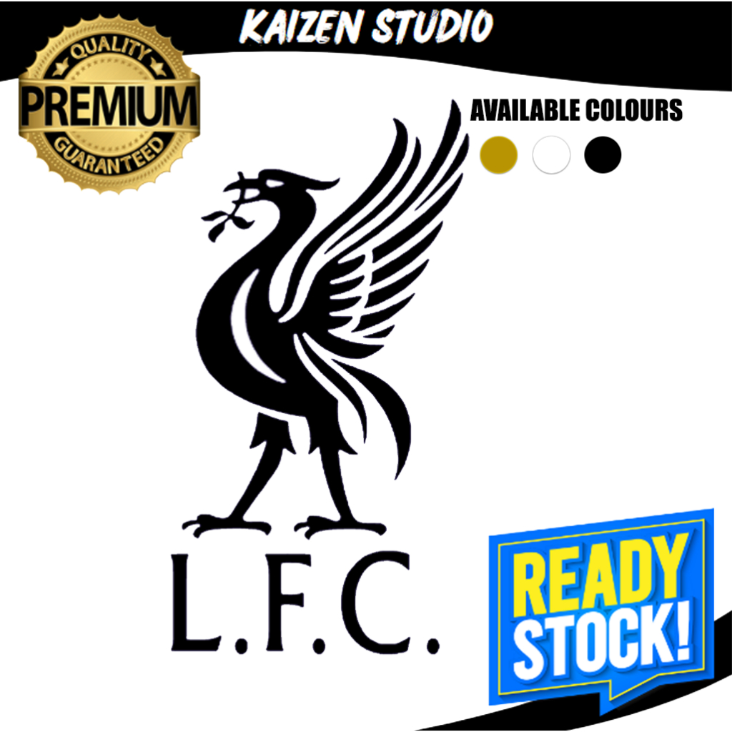 KAIZEN STUDIO LIVERPOOL Anfield Liver Bird Logo Vinyl Cutting Sticker ...