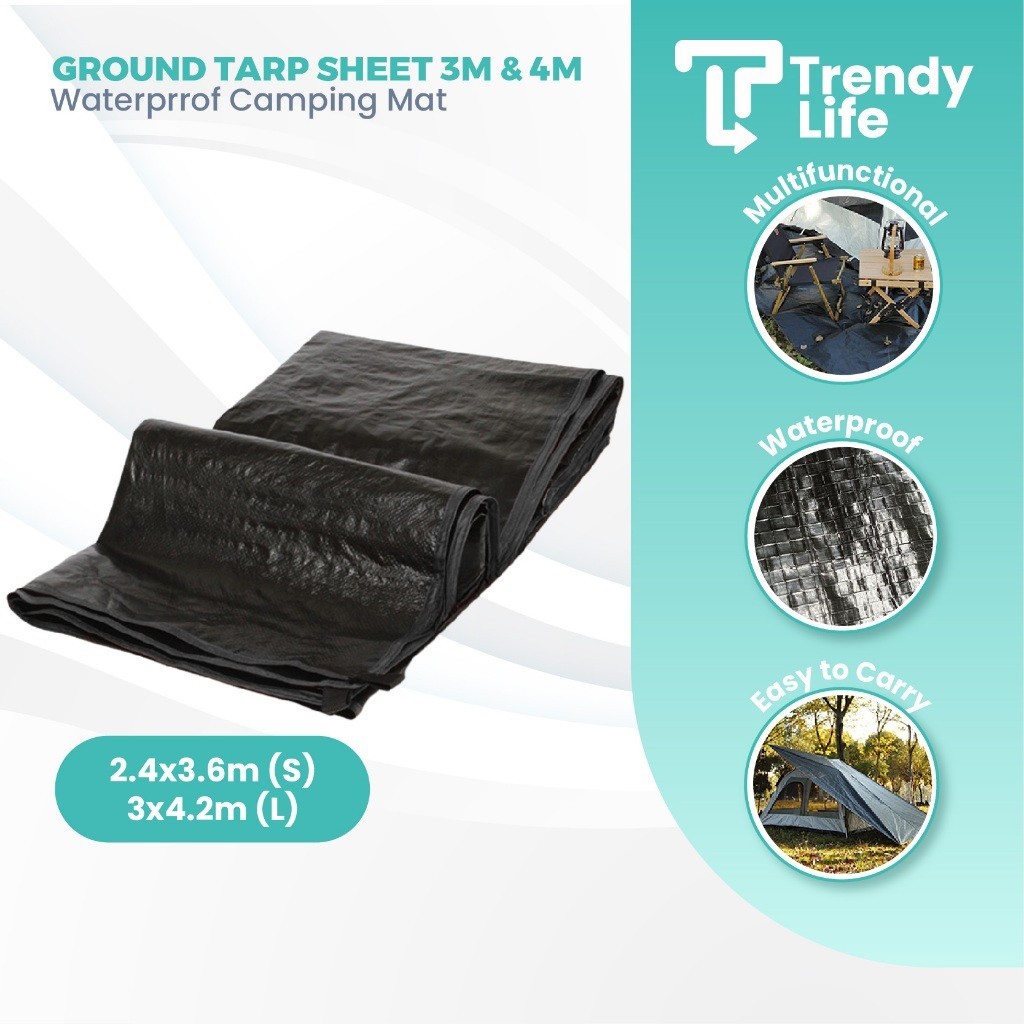KANVAS Kalis Air | 3M x 4M Ground Tarp Groundsheet Kanvas Canvas ...