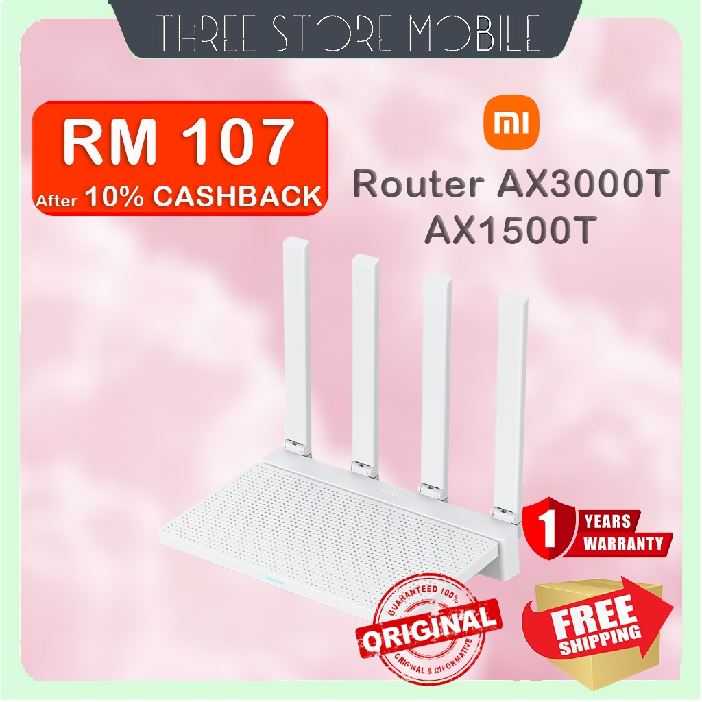 [MY Set] Xiaomi Mi Router AX3000 | AX1500 | AX3000T | WIFI 6 | Xiaomi ...