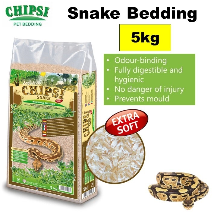 Chipsi Snake Extra Soft 5kg / Snake Bedding / Reptiles and Amphibians ...