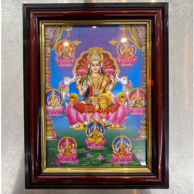 Lakshmi Hindu God Photo Frame | sami photo frame (5x7) | Shopee Malaysia