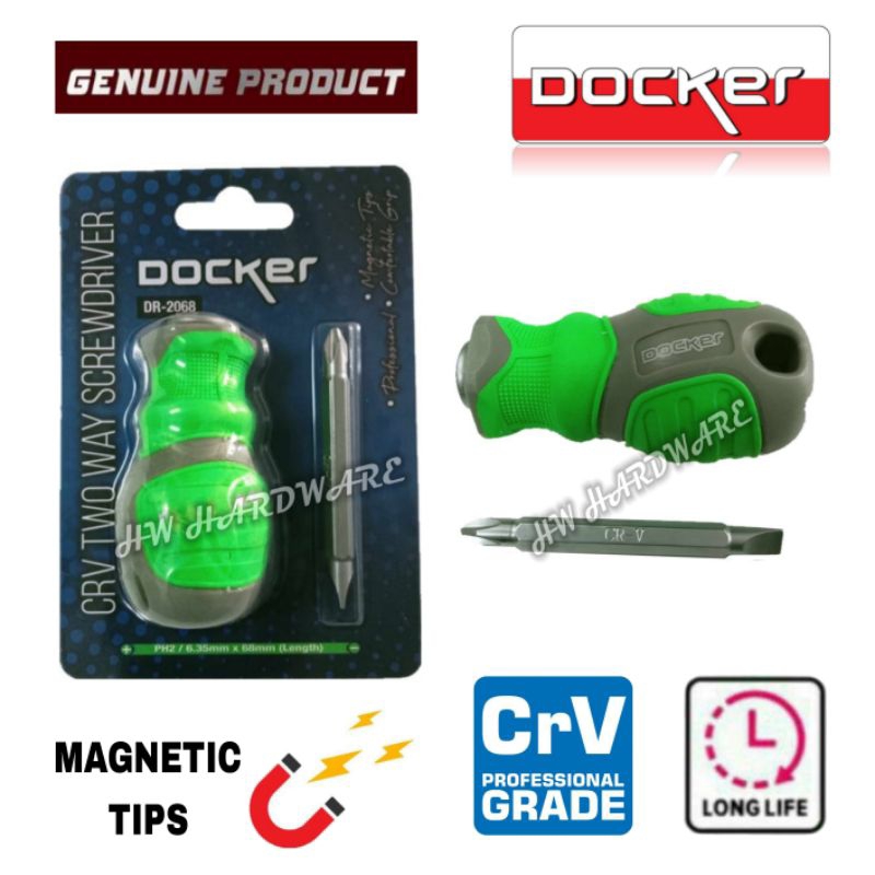 [100% ORIGINAL] DOCKER HEAVY DUTY 2 WAY MAGNETIC TIPS STUBBER ...